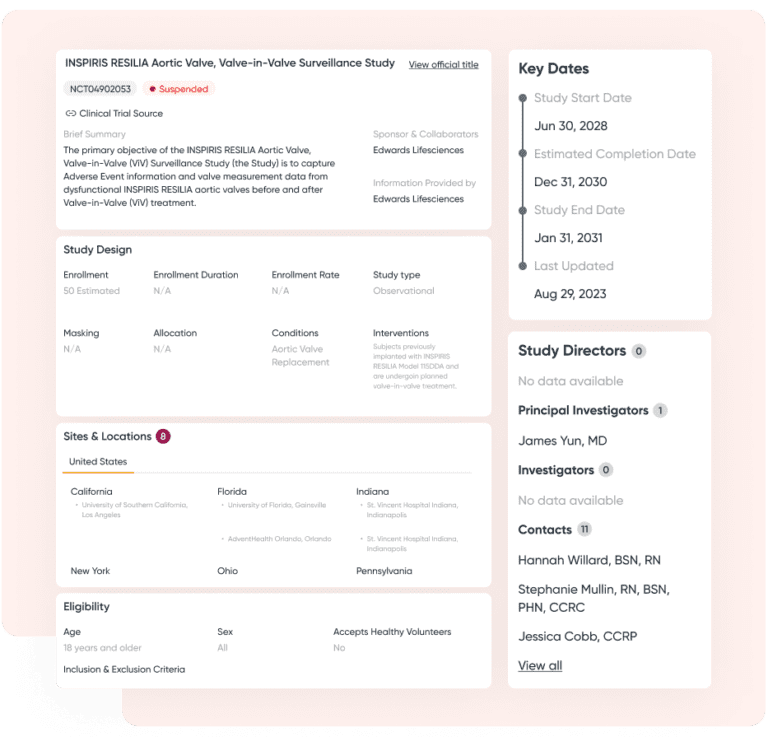Clinical Intelligence Streams | Fuel Your Clinical Trial Strategy | H1